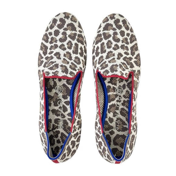 Rothy's | Shoes | Rothys The Loafer In Mocha Spot Cream Brown Leopard ...